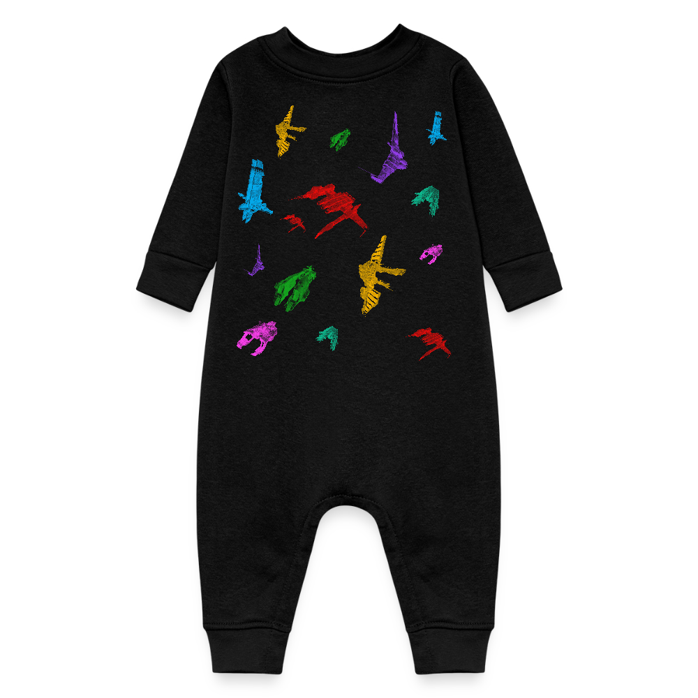 Colorful Ships Baby Fleece One Piece – EVE Merch Store