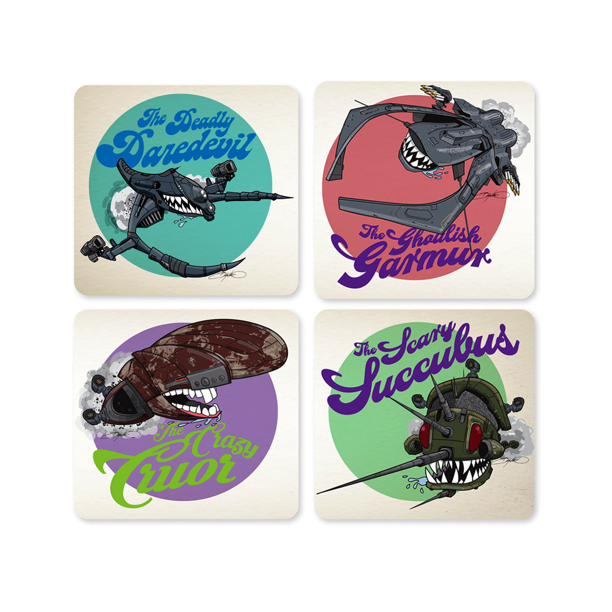 Freaky Frigates Magnet Set by Rixx Javix – EVE Merch Store